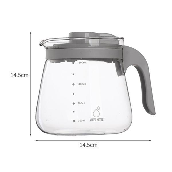 ガラスティーポットケトルティーカップ1700ml耐熱クリアホットコールドピッチャージュースピッチャーブルーミングティーとルーズリーフティーカフェ用 : STKショップ - 通販 - Yahoo ...