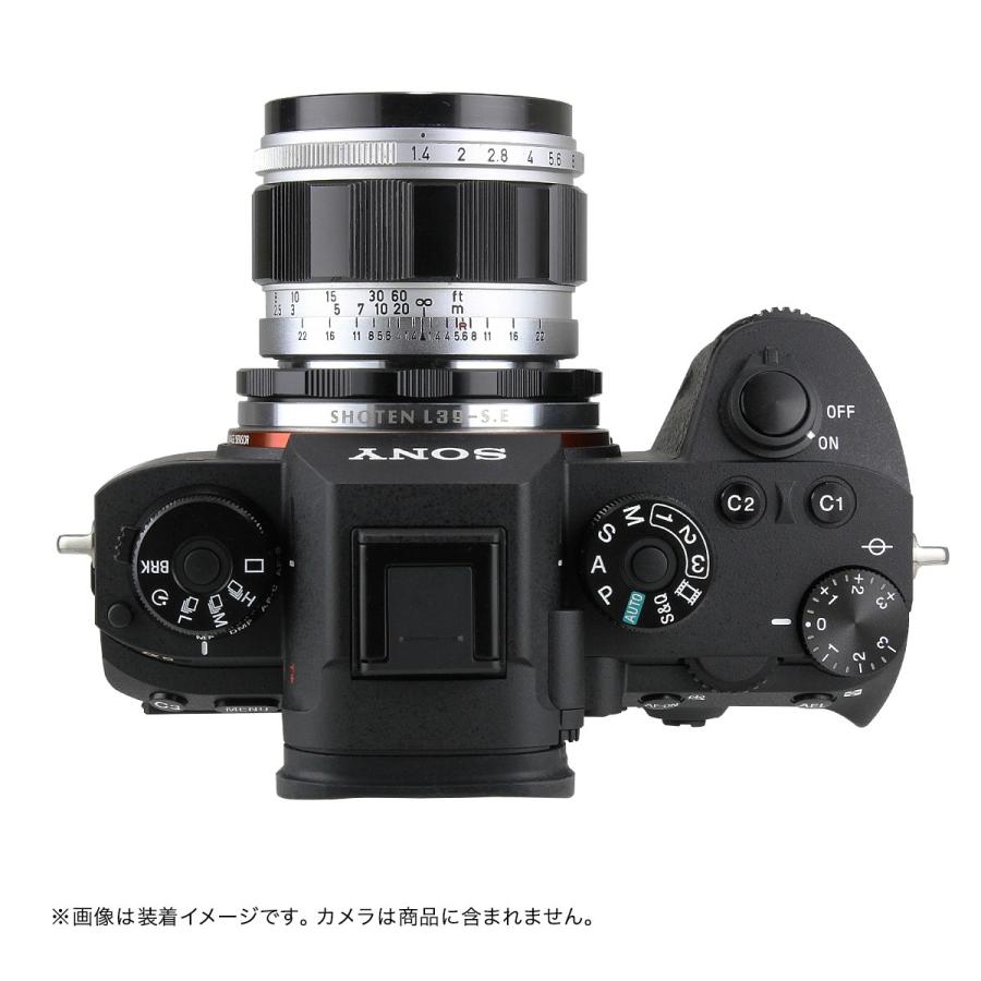 焦点工房 SHOTEN マウントアダプター L39-SE (B) ブラック（ライカL39マウントレンズ → ソニーEマウント変換） : 焦点工房Yahoo!店 - 通販 - Yahoo!ショッピング