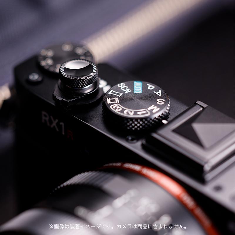 AKuser BE THE ULTIMATE レリーズボタン カメラシャッターボタン 11mm SRB700シリーズ ONYX BLACK ...