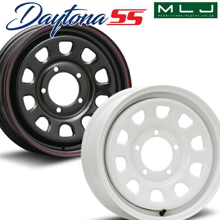 GRANDTREK ダンロップタイヤ 185/85R16 105/103L LT XS1 ホワイトレター MLJ デイトナSS DAYTONA SS スタッドレスタイヤホイールセット ...