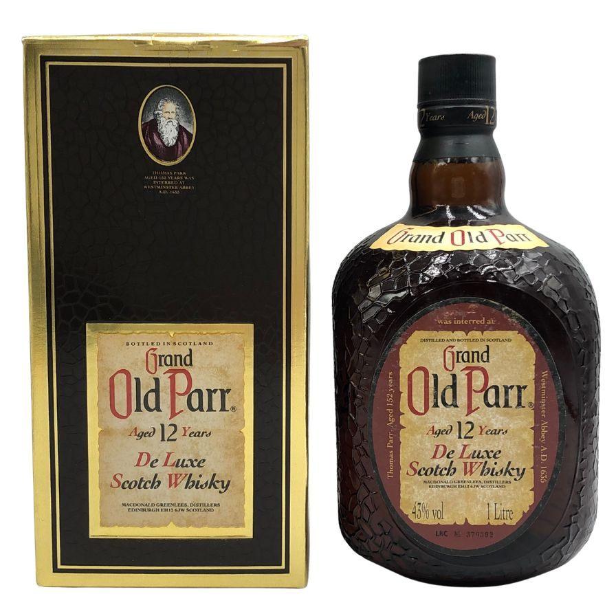 グランド オールド パー 12年 デ ラックス 1000ml 43% Grand Old Parr De Luxe 【D3】 : ストックラボ - 通販 - Yahoo!ショッピング