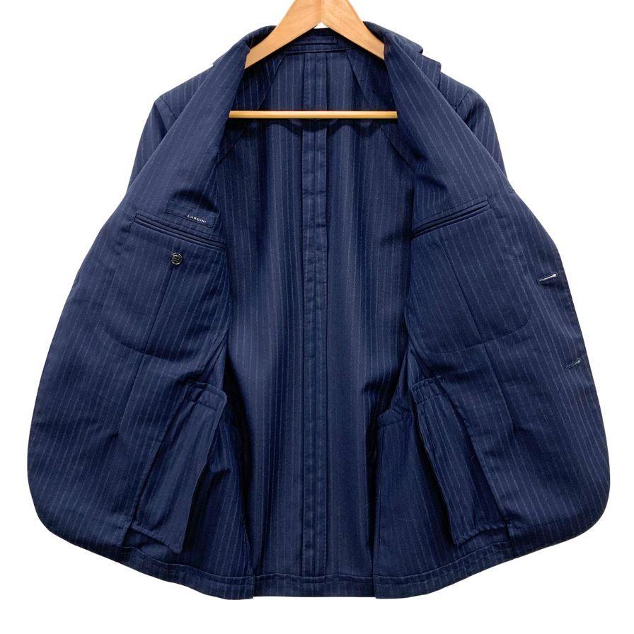 ラルディーニ スーツ ストライプ柄 ウール グレー系 メンズ ネイビー系 サイズ42REG LARDINI【AFB18】 : ストックラボ - 通販 - Yahoo!ショッピング