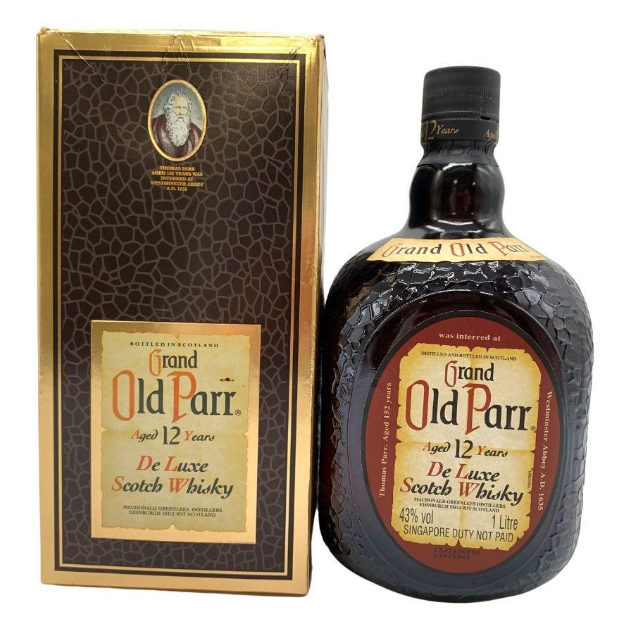 グランド オールド パー 12年 デ ラックス 1000ml 43% Grand Old Parr De Luxe 【Q4】 : ストックラボ - 通販 - Yahoo!ショッピング