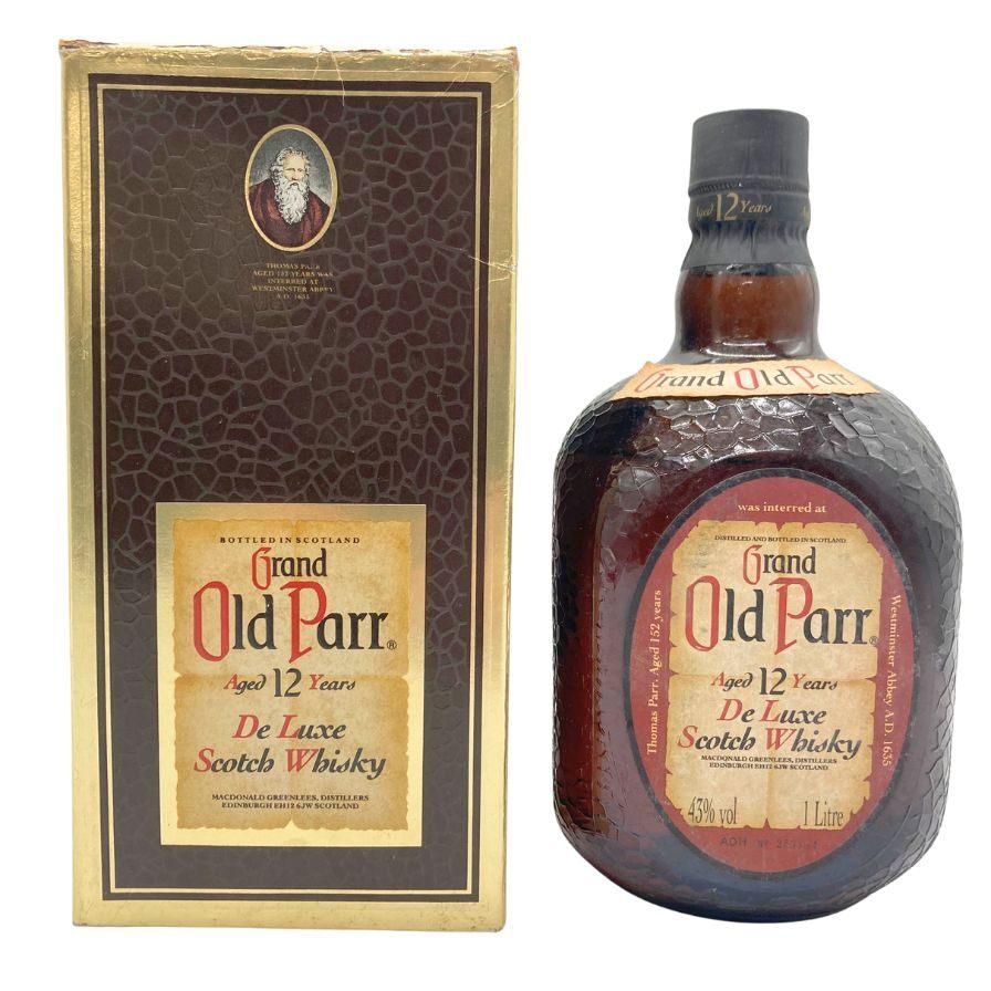 グランド オールド パー 12年 デ ラックス 1000ml 43% Grand Old Parr De Luxe 【M4】 : ストックラボ - 通販 - Yahoo!ショッピング