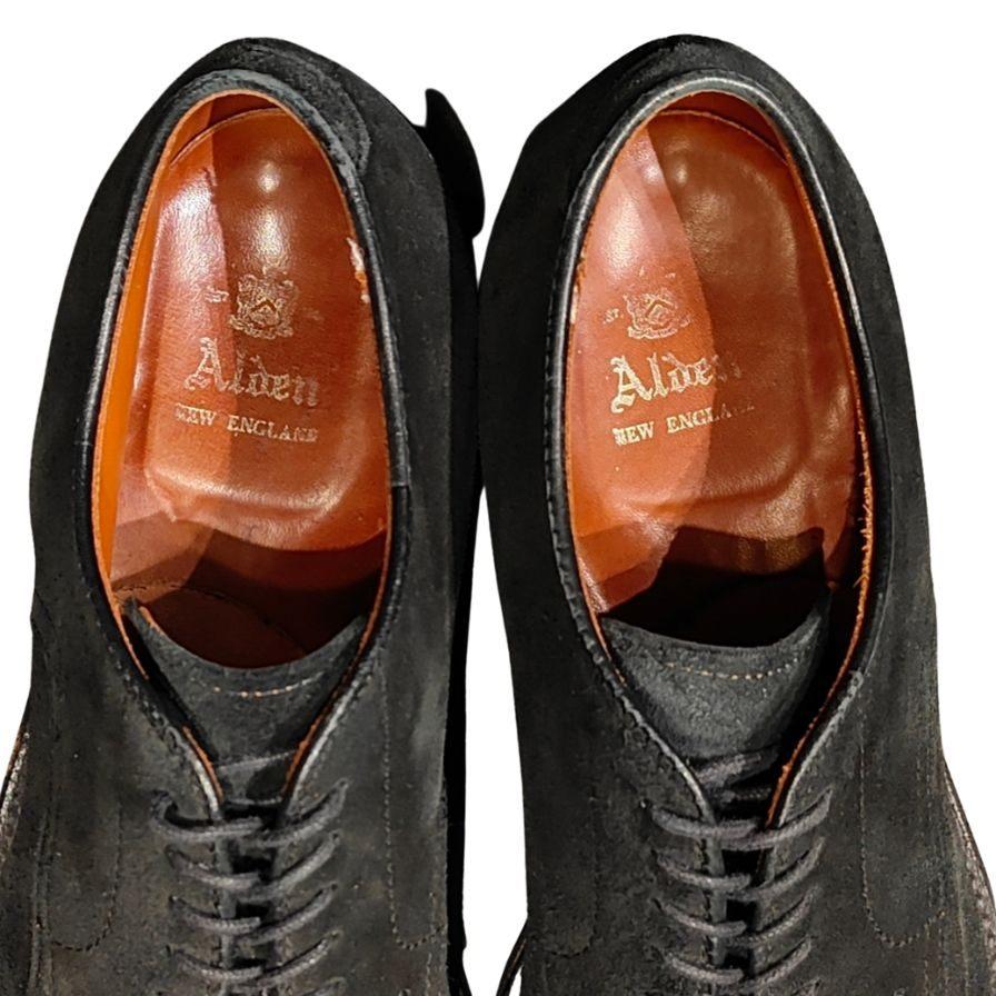 オールデン レザーシューズ 59197 Uチップ モディファイドラスト スエード ブラック サイズUK6.5D ALDEN スエードシューズ 約25.0cm【LA】【中古】 : ストックラボ ...