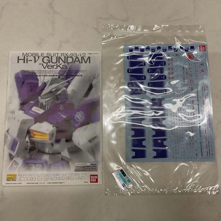 【LGP】MG 1/100 RX-93-ν2 Hi-νガンダム Ver.Ka/100 : 2100020000006051 : TOYS KING e-Shop - 通販 - Yahoo!ショッピング