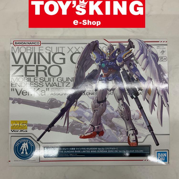【LGP】MG 1/100 ガンダムベース限定 ウイングガンダムゼロEW Ver.Ka クリアカラー/100 : TOYS KING e-Shop - 通販 - Yahoo!ショッピング