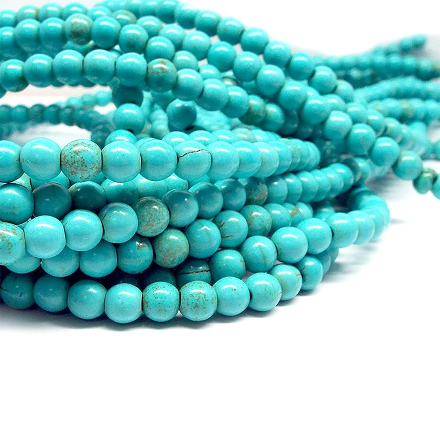 1連 15cm 天然石 ビーズ ターコイズ エメラルド 練り 約6mm 半連売り パワーストーン ハンドメイド アクセサリー ばら売り バラ売り : 天然石 STONE KITCHEN ...