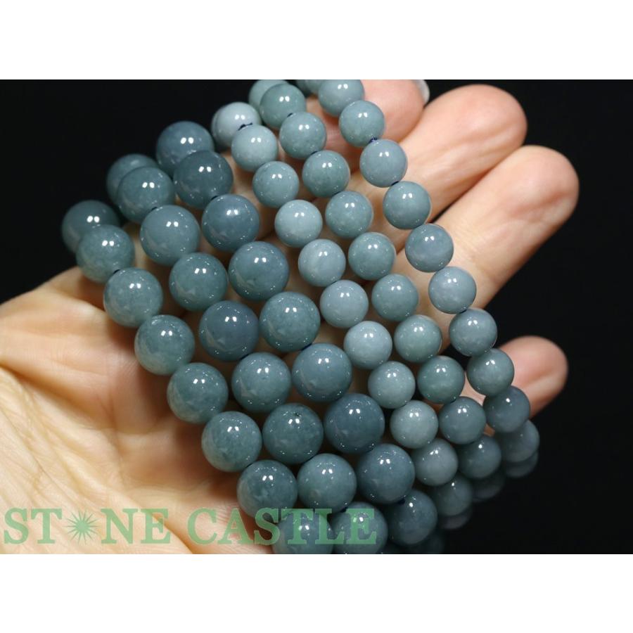石流通センター 高品質 天然石 ブレスレット 天然ブルー本翡翠 (約10mm) パワーストーン : 石流通センター - 通販 - Yahoo!ショッピング