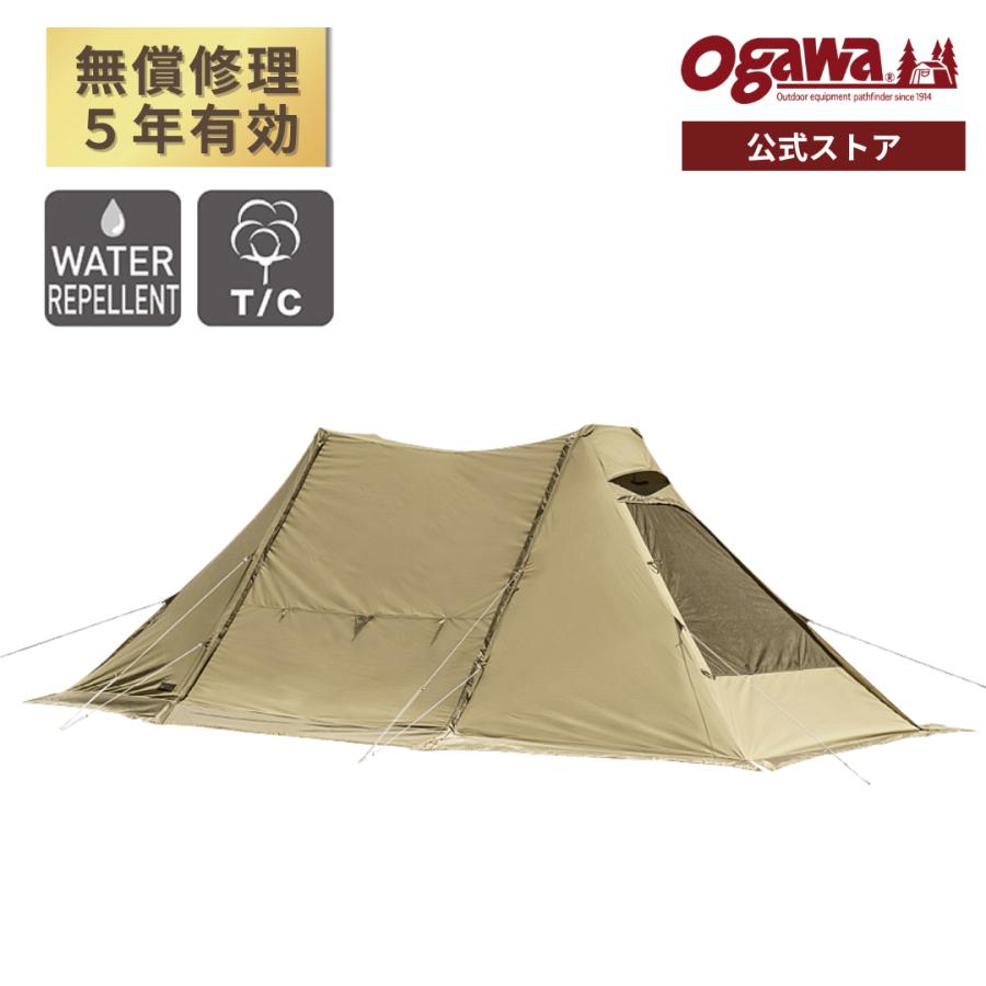 ogawa（アウトドア） ogawa公式 オガワ テント ツインクレスタT/C ツインポール シェルター TC素材 5年間無償修理 キャンプ アウトドア 小川 : ogawa公式 Yahoo ...