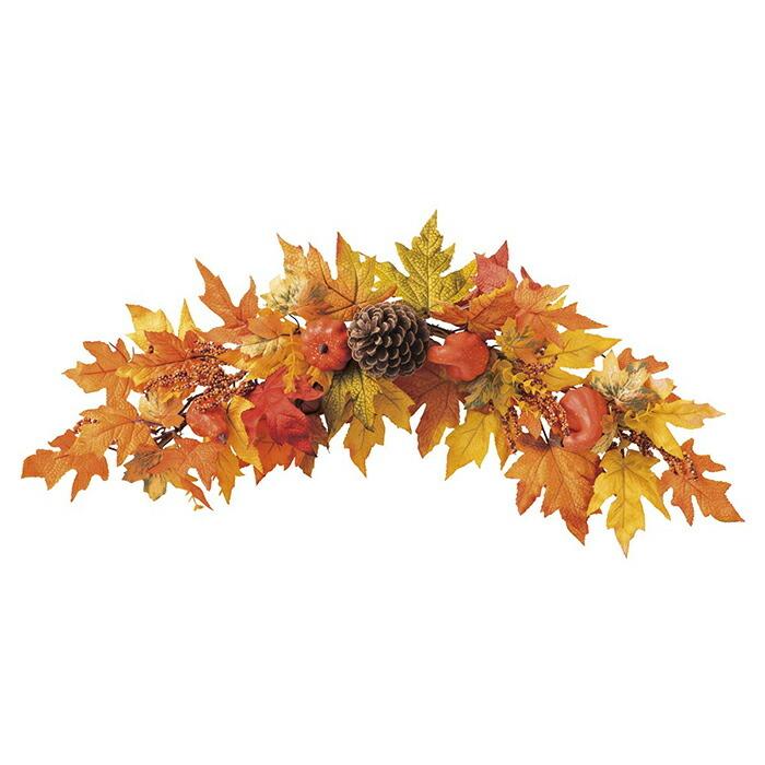 ストア・エキスプレス 造花 インテリア フラワーアレンジ 観葉植物_パンプキンスワッグ 幅75cm 1個_47-11-12-1_8800-8149 : ストア・エキスプレス-業務用店舗什器 ...