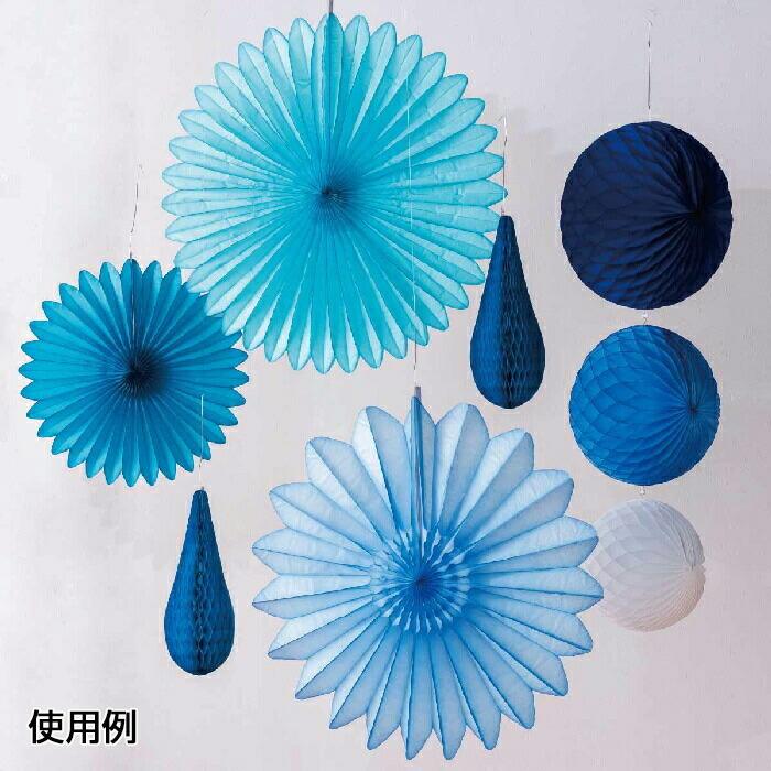 ペーパーファン ハニカムハンガー ブルーグリーン フラワーファン 1個_45-25-4-3_8258-5412 :25-25-1-3:ストア・エキスプレス - 通販 - Yahoo!ショッピング