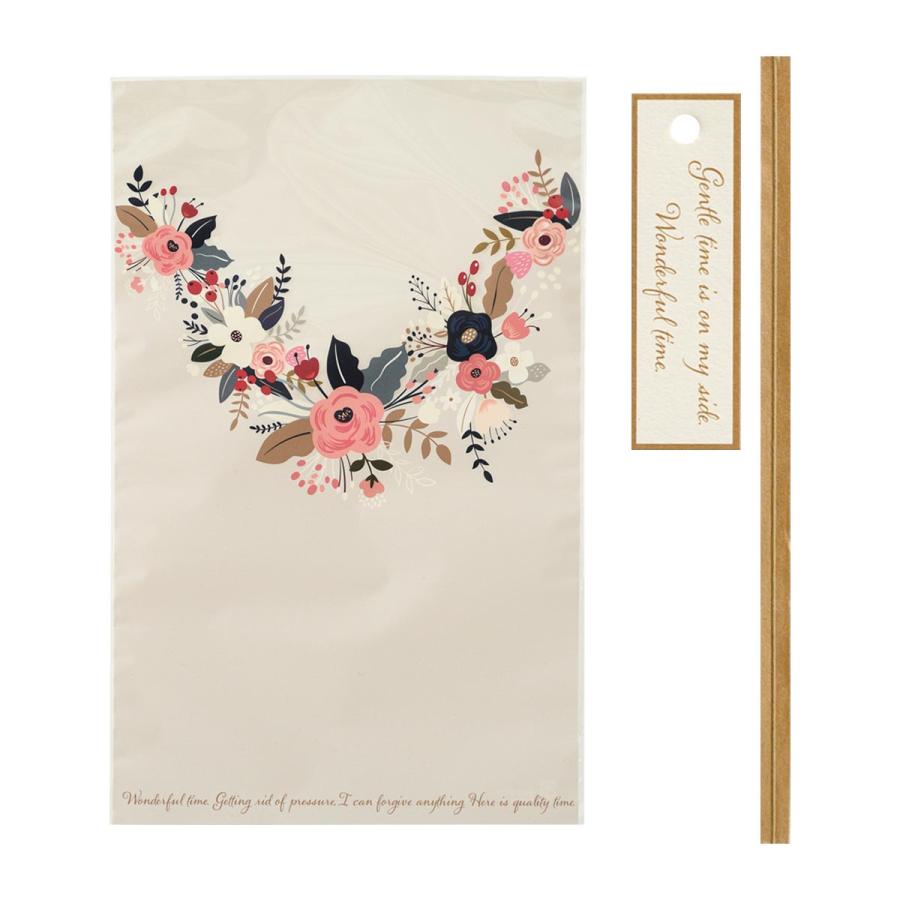 ラッピング 袋 ギフト かわいい_【50枚入り】OPPギフトバッグ カントリーガーデン 大 ベージュ_43-25-10-2_36112-2742 : 43-25-10-2 : ストア ...