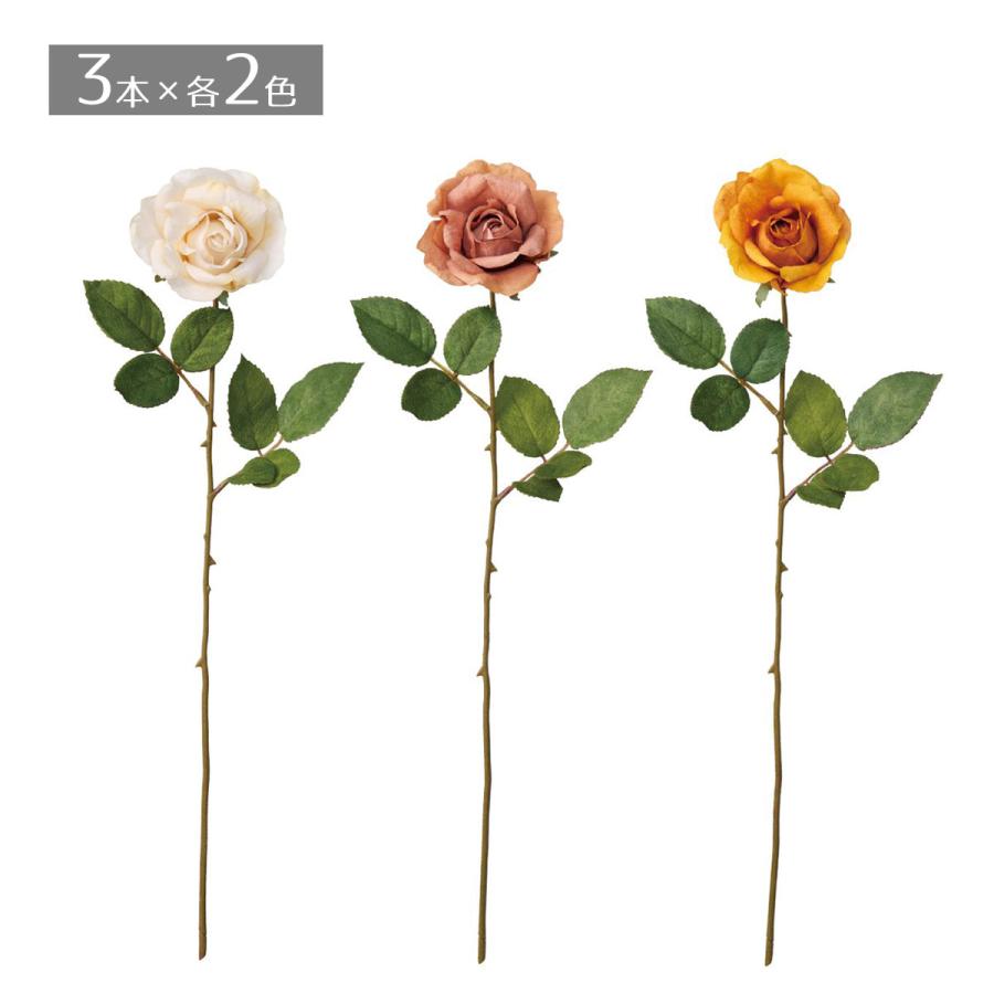 ストア・エキスプレス 造花 インテリア フラワーアレンジ 観葉植物_【6本入り】フランクスタンダードローズ造花スプレー 62cm_47-6-2-1_7890-5314 : ストア・エキスプレス ...