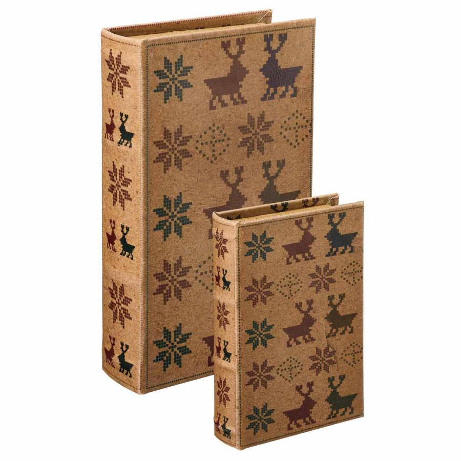 ストア・エキスプレス フェイクブック 雑貨 インテリア おしゃれ_ブックボックスセット トナカイ 1セット_48-87-3-2_8257-1874 : ストア・エキスプレス-業務用店舗什器 ...