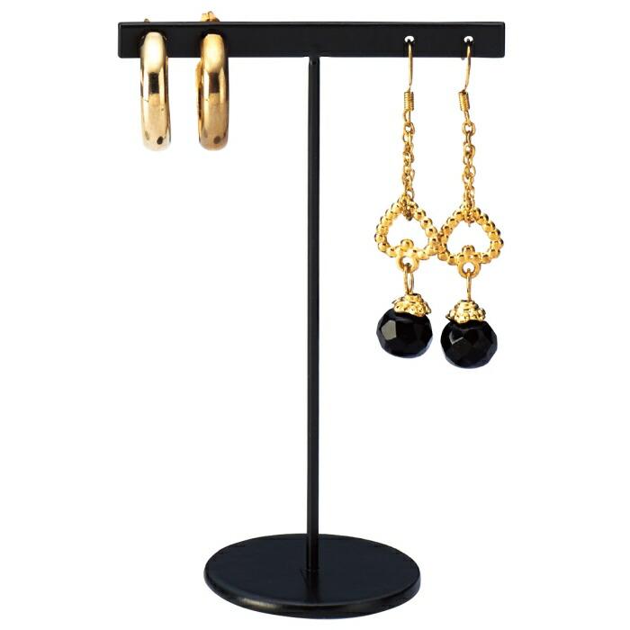 ストア・エキスプレス アクセサリー 什器 スタンド ディスプレイ_アクセサリーミニスタンド T字型 大 ブラック 1個_61-151-9-6_2570-36 : ストア・エキスプレス-業務用 ...