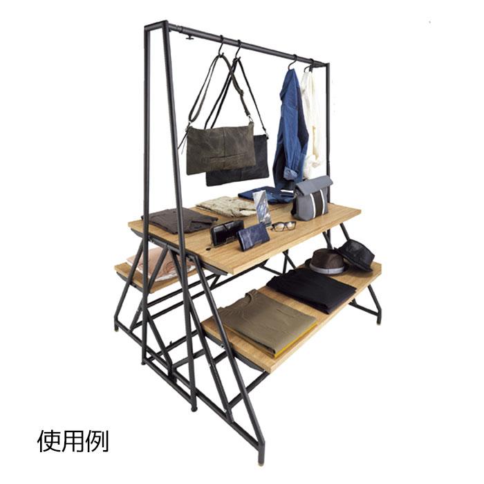 ストア・エキスプレス ハンガーラック 頑丈 パイプハンガー パイプハンガーラック_テーブルオーバーハンガーラック ブラック 1台_61-426-28-2_2171-230 : ストア ...