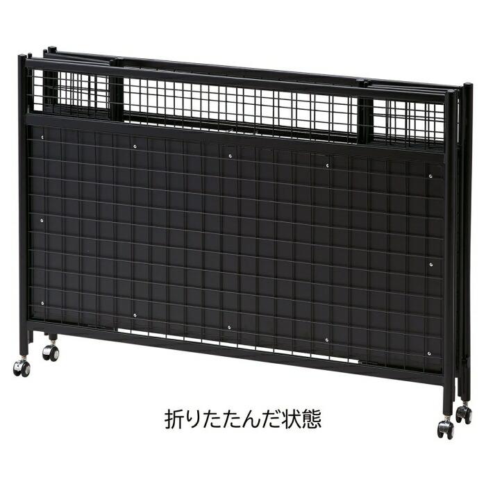 ストア・エキスプレス ワゴン バスケットワゴン 販売台 陳列台_中折れワゴン ネットタイプ ホワイト 幅120cm 1台_61-797-50-2_2347-2295 : ストア・エキスプレス ...