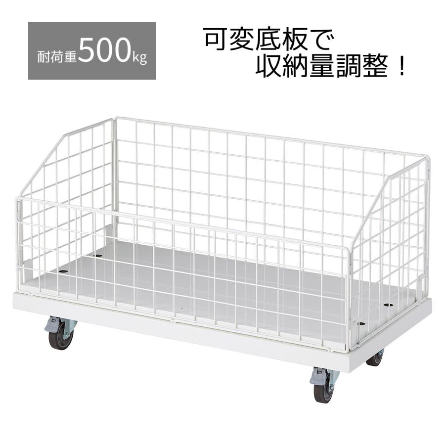 ストア・エキスプレス ワゴン バスケットワゴン 販売台 陳列台_高耐荷重ジャンブルワゴン ホワイト 幅120cm 1台_61-797-58-2_2333-1905 : ストア・エキスプレス ...