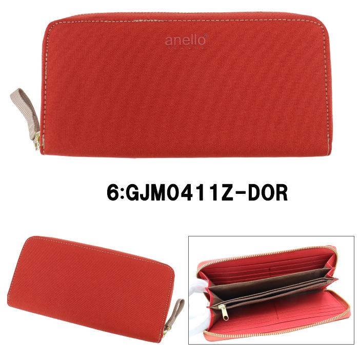 anello アネロ グランデ 長財布 GJM-0411 GRANDE 財布 ラウンドファスナー ab-515400 : グッズストア ...