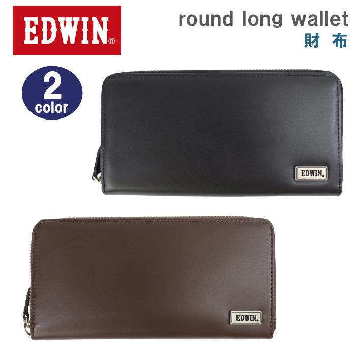 EDWIN エドウィン 財布 0510741 0510441 ラウンド 長財布 リサイクルレザー メンズ 就活 御祝 進級 父の日 ab-60395 : グッズストア - 通販 - Yahoo ...