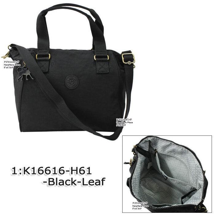 kipling キプリング Kipling バッグ K16616 ショルダー 2WAY AMIEL BP BLACK LEAF ブラックリーフ ナイロン ag-868100 : グッズストア ...