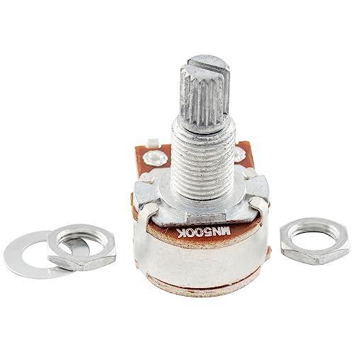 Musiclily Pro バランサーポットミリ規格 500kΩ MNカーブ1軸2連コントロールポットエレキギター/ベース用 (2個セット） : ストアハナ - 通販 - Yahoo!ショッピング