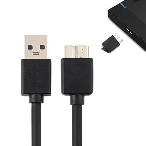 USB-Aオス to microBオス ハードディスクケーブル usb microb ケーブル Deear USB3.0ケーブル microBケーブル 高速データ転送 外付けHDD/SSD ...