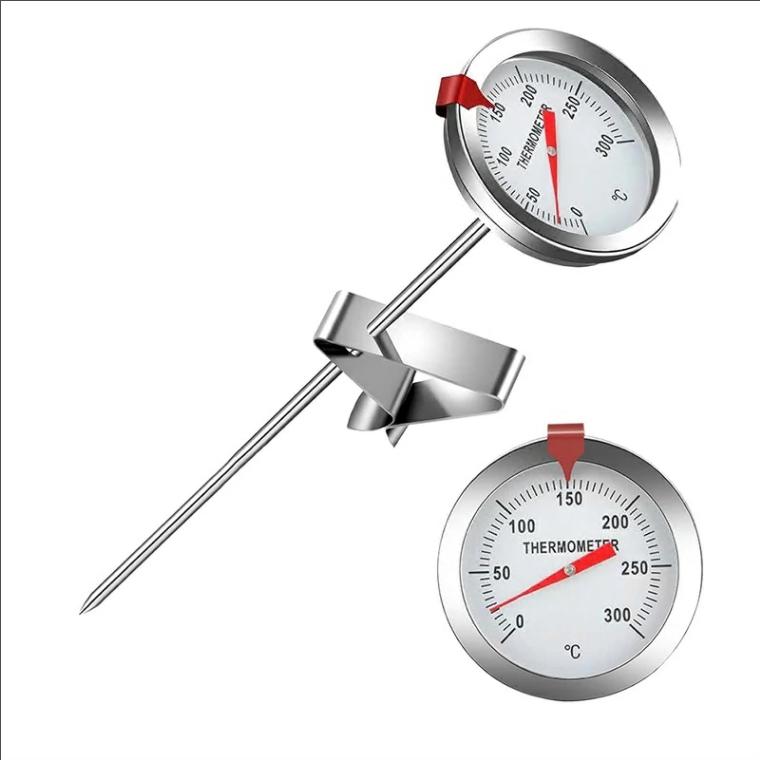温度計 料理用 油 調理用温度計 揚げ物 天ぷら キッチン 調理 温度測定用 0℃〜300℃測定 304ステンレス : ストアキヨミ - 通販 - Yahoo!ショッピング