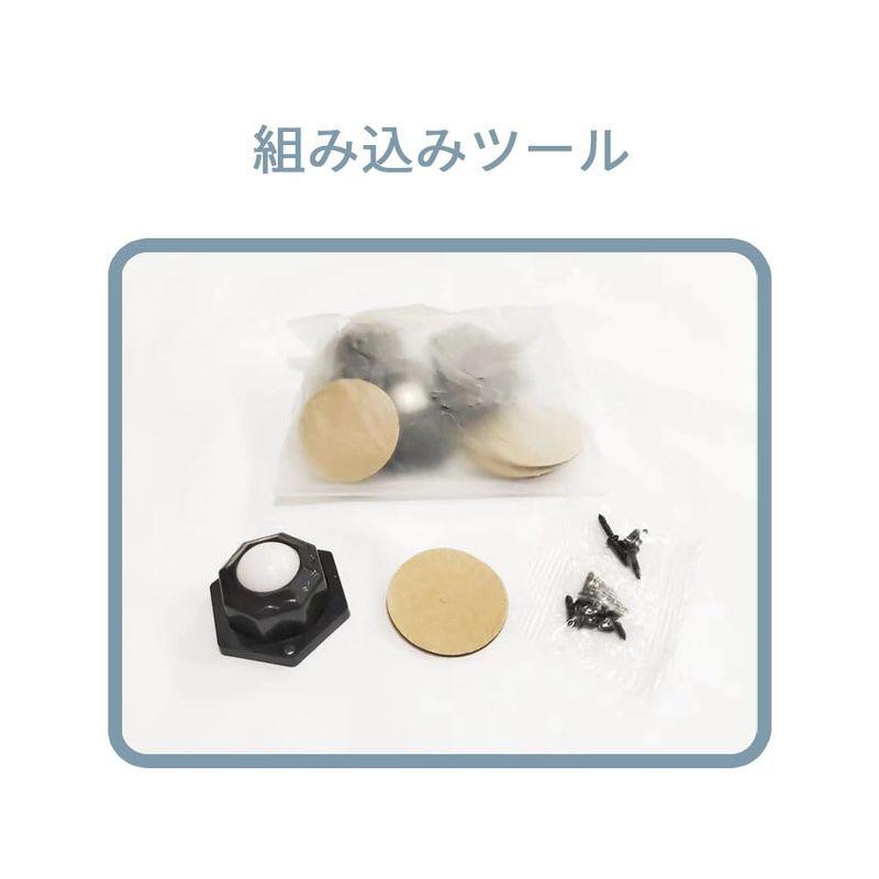 LIKENNY ナイロン車輪ボール 粘着テープ式 どこでもキャスター スムーズに360度回転 ボール車輪 キャスター両面テープ 家具用キャス : 電脳ストア・黒猫のこんぶ - 通販 ...