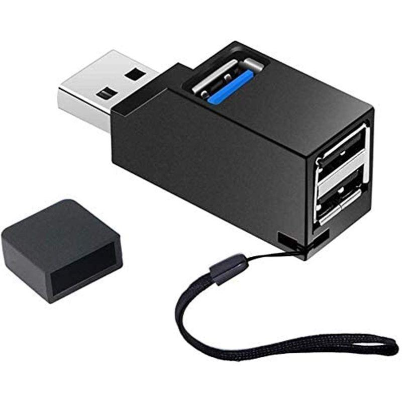 YFFSFDC USBハブ 3ポート USB3.0＋USB2.0コンボハブ 超小型 軽量 高速携帯便利 (黒) : ストアオーシャン - 通販 - Yahoo!ショッピング