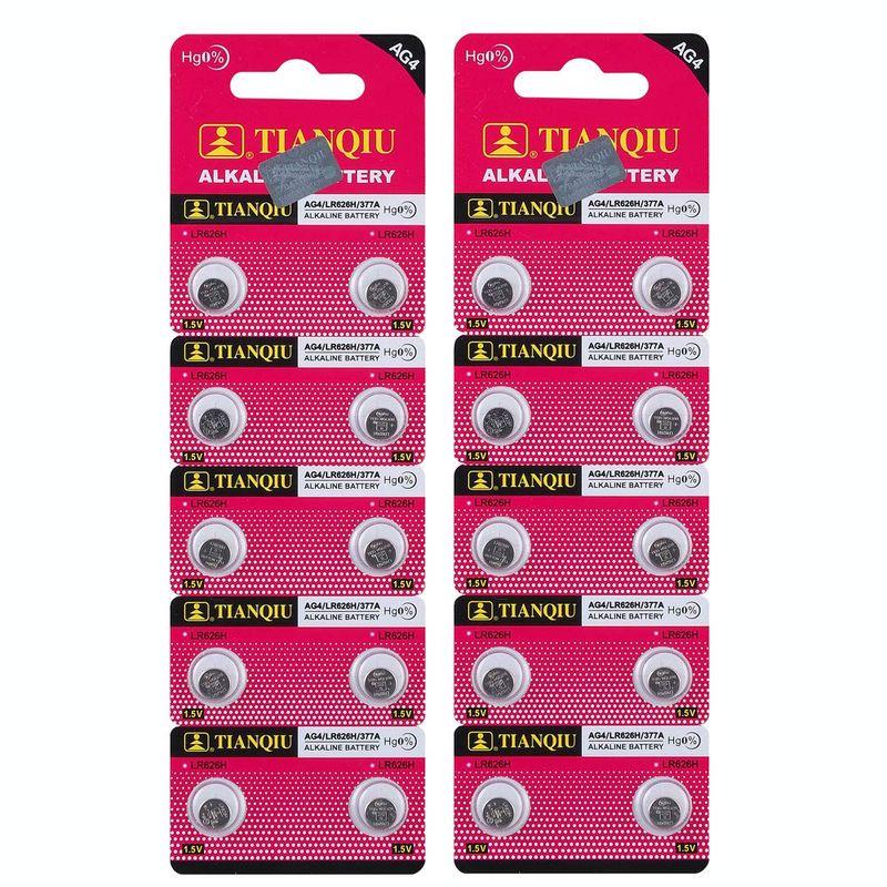 TIANQIU LR626 ×20個 乾電池 ボタン電池 アルカリ 377 LR66 AG4 377A 互換 : ストアオーシャン - 通販 ...