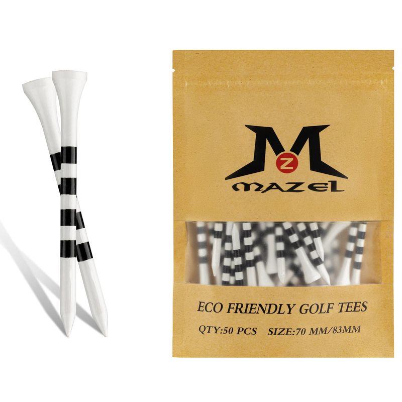 MAZEL (マゼル) ゴルフティー ウッドティー ロングティー 70mm/83mm (50本入り(ホワイト)) : ストアオーシャン - 通販 - Yahoo!ショッピング