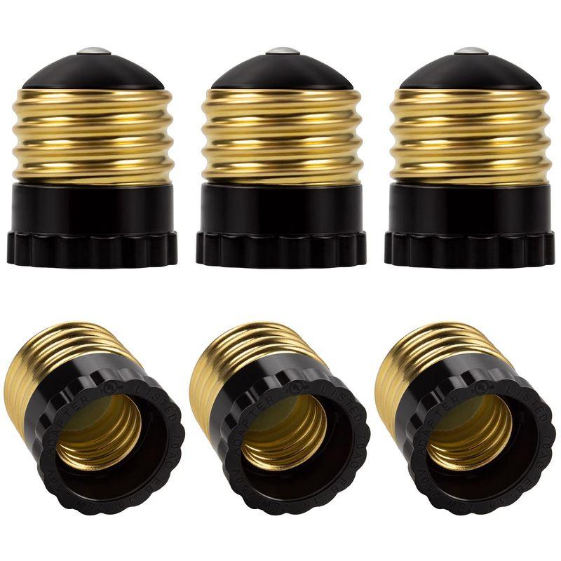 DiCUNO E26→E17口金変換アダプタ 変換ソケット ベークライト 電球ソケット 6個入 : ストアオーシャン - 通販 - Yahoo!ショッピング