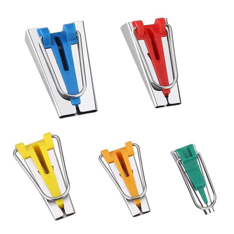 DFsucces バイアステープ かんたん作成 4サイズセット テープメーカー ミシン アタッチメント 簡単手作り 袖ぐり 衿ぐりのパイピン : 20240126201325-01113 ...