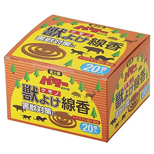 児玉兄弟商会 防虫線香(Bouchusenko) アウトドア キャンプ 動物除け 獣よけ線香 20巻 【日本製】 01110 : ストアヤヨイ - 通販 - Yahoo!ショッピング