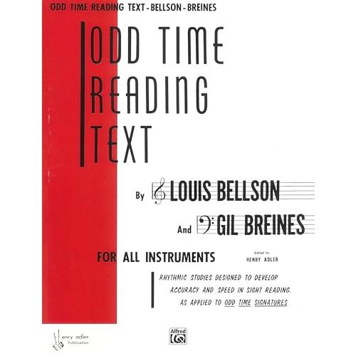 Odd Time Reading Text: For All Instruments : Rhythmic Studies Designed ...