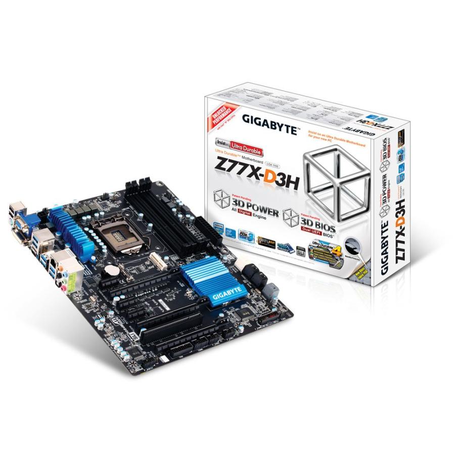 GIGABYTE intel Z77 LGA1155 ATX LucidLogix Virtu MVP対応 GA-Z77X-D3H : ストアバンビ - 通販 - Yahoo!ショッピング