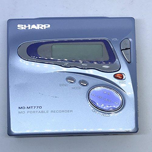 SHARP ポータブルMDプレーヤー MD-MT770 ブルー : ストアバンビ - 通販 - Yahoo!ショッピング