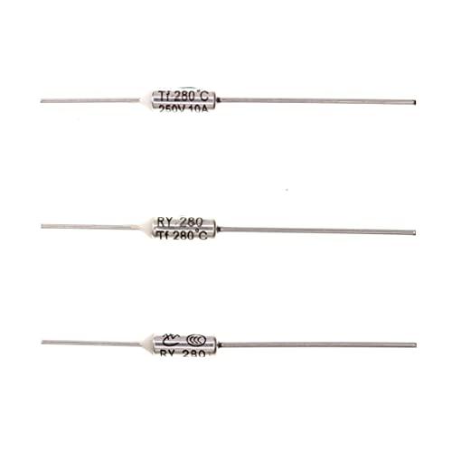 HUABAN 10 個 メタル温度サーマルヒューズ RY280 280 ℃ 10A 250V : pdj172986582317213 ...