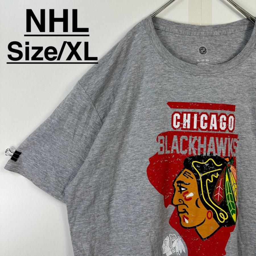 古着 NHL シカゴ ブラックホークス Tシャツ XL ビックロゴ レア 美品 : ストアチルアウト - 通販 - Yahoo!ショッピング