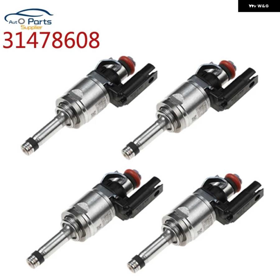 4個 燃料インジェクター 31478608 ボルボ S60 S80 S90 V60 XC60 XC70 2.0 L4 OE 3147-8608 ...