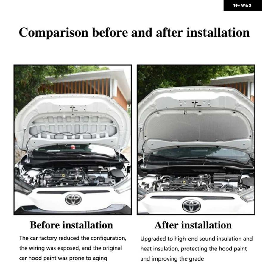 トヨタ カローラ E210 セダン 2019-22 2024 フロントフード エンジン 音熱パッド防音綿カバー カーアクセサリー カスタムパーツ アクセサリ : HANAstore車バイク用品 ...