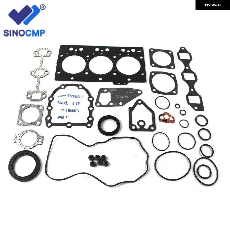 3TNE78A-YB 3D78AE-3B JW30-2 エンジン オーバーホールガスケットキット ヤンマーエンジン ミニショベルローダースペア ...