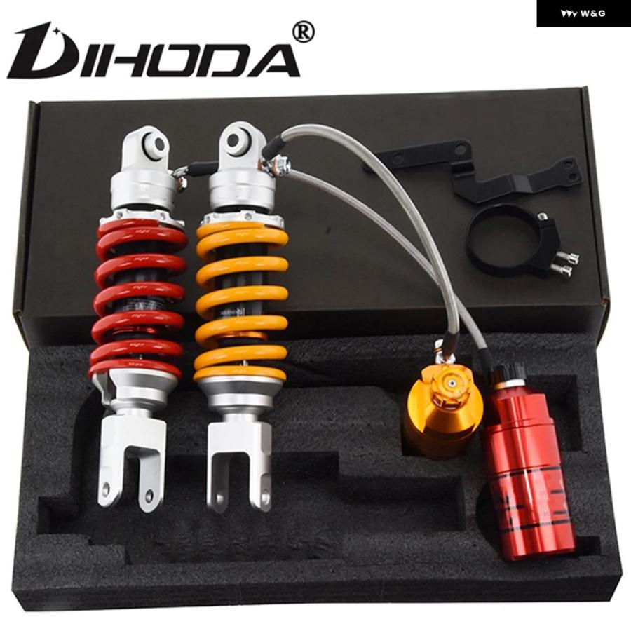 265MM 325MM スプリング 10.5MM ダブルダンピング オートバイ ショックアブソーバー ヤマハ カワサキ VIX10N R155 YZF-R15 : HANAstore - 通販 ...