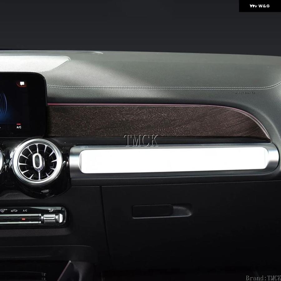 メルセデスベンツ GLB クラス X247 GLB180 GLB200 GLB220 250 2020-2023+ カーアクセサリー中央制御ダッシュボード パネル トリム カバー ...