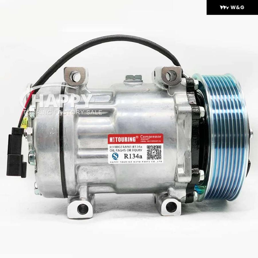 サンデン 4021 カー AC エアコン コンプレッサーキャタピラバガー 2992212 3004277 3952123 299-2212 ...