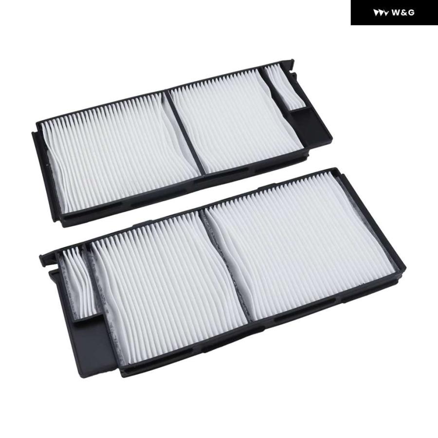 2個 キャビンエアコン フィルター トヨタ ランドクルーザー 100 UZJ100 2007 レクサス LX470 88568-60010 ...