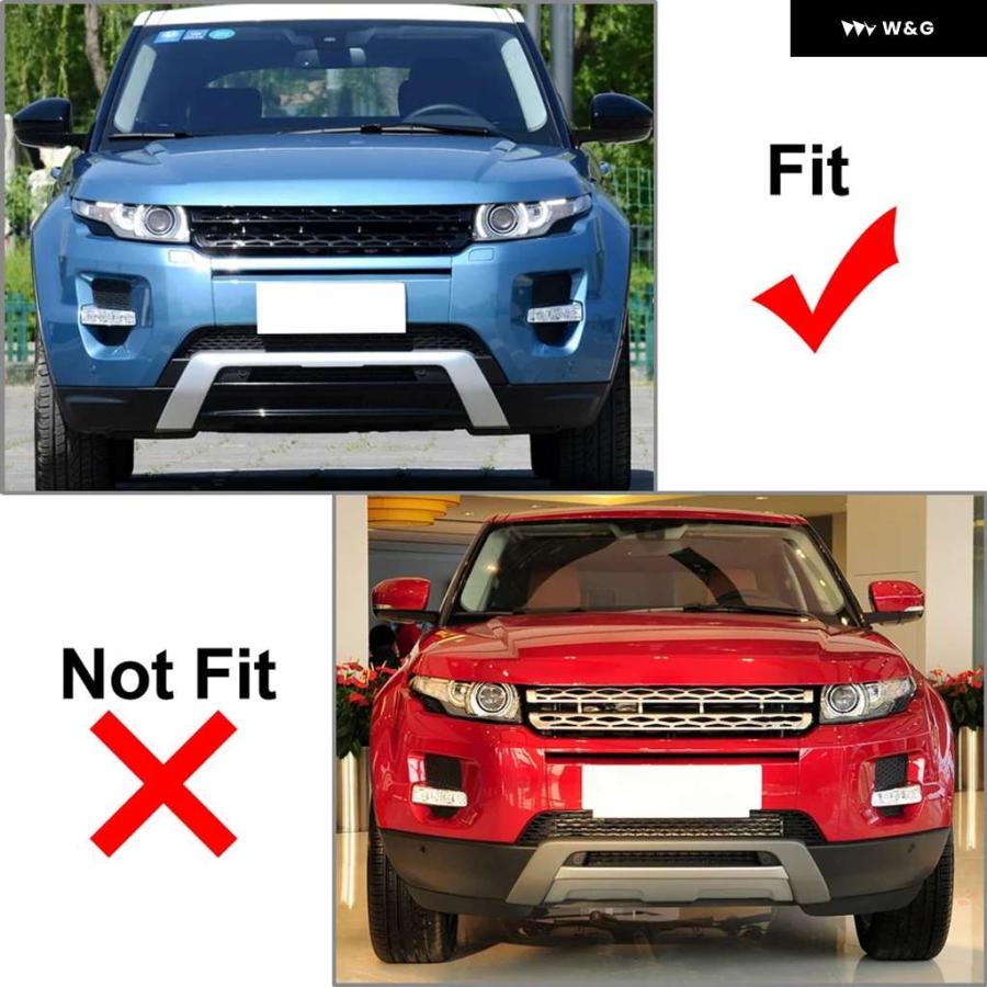 フロントバンパー アンダーエアディフレクター ランドローバー レンジローバー イヴォーク 2011-15 LR027865 LR027864 ...