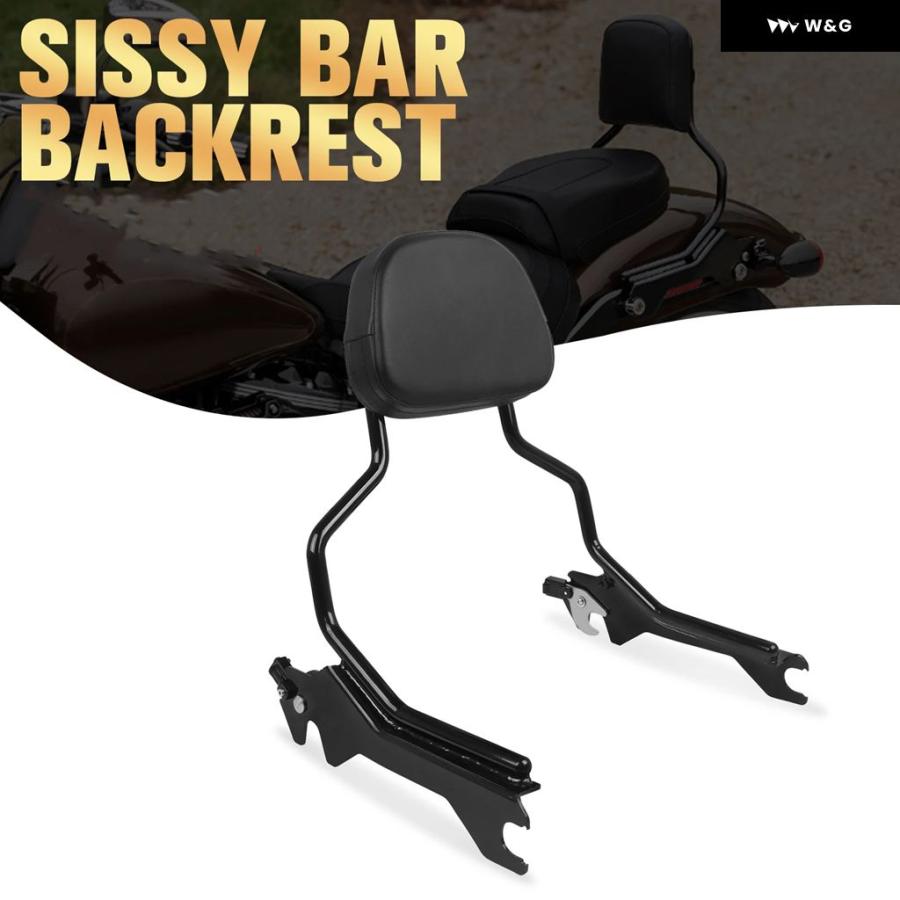 ハーレー ファットボーイ FLFB ブレイクアウト 114 FXBRS FXBR FLFBS 2018-2023 シーシーバー オートバイ キャリアパッド : HANAstore車バイク用品 ...